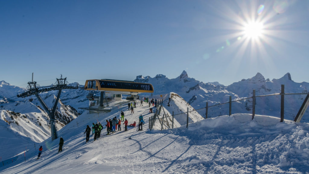 Skiing on the Stoos • Stoos